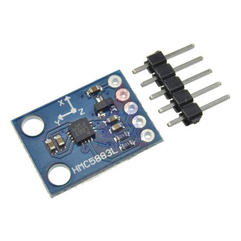 Hmc5883l Magnetometer Module Pinout Features Specs Brief