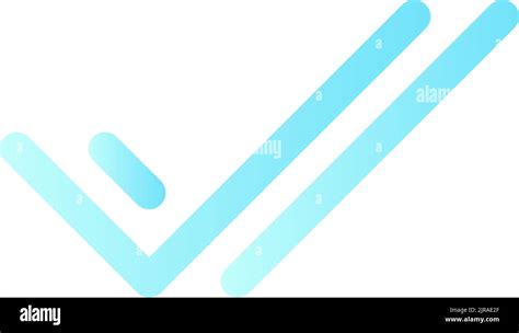 Two Checkmarks Flat Gradient Color Ui Icon Stock Vector Image And Art Alamy