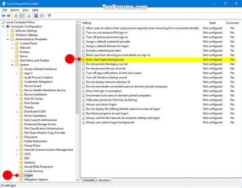 Enable Or Disable Acrylic Blur Effect On Sign In Screen In Windows 10
