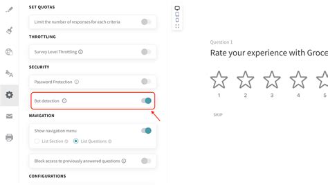Bot Detection Surveysparrow