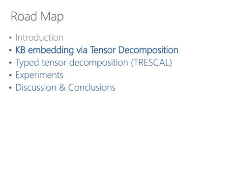 Ppt Typed Tensor Decomposition Of Knowledge Bases For Relation