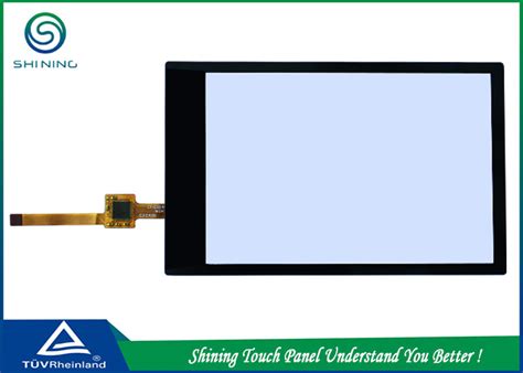 작은 전기 용량 Lcd 터치스크린 패널 Usb 검정 구조 반대로 섬광 유리