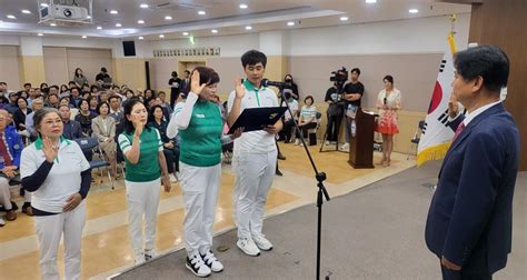 파크골프 성지 화천군 국내 1호 파크골프팀 창단