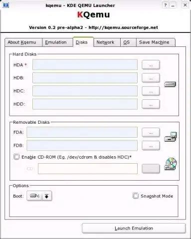 Kqemu Kde Gui For Qemu Cpu Emulator