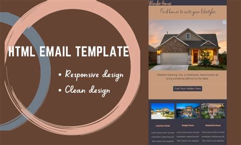 Design And Code Professional Html Email Template By Aasthasingh529 Fiverr