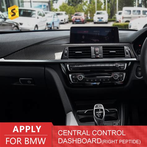 Bmw Carbon Fiber Car Dash Decoration Dashboard Panel Cover For F30 F31