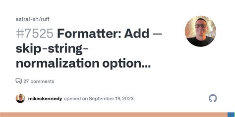 Formatter Add Skip String Normalization Option Parity With Black