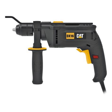 CAT DX16 850W Impact Hammer Drill 13mm Keyless Metal Chuck 240V AC ...