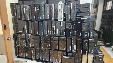 관공서 방문 컴퓨터 248대 모니터 235대 현장 하드디스크 Ssd 분리 정팩코리아 Jfk
