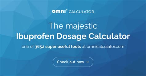 Ibuprofen Dosage Calculator