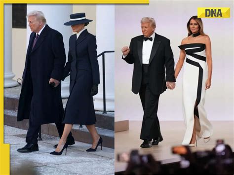 Melania Trump Fashion Diaries Us First Ladys Eye Catching Looks At