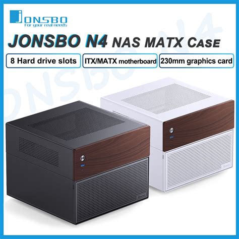 Jonsbo N4 Nas Mini Case Itx M Atx Motherboard Sfx Power 6 Large And 2 Small Hard Disk Bit Home