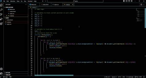completed make a connect four game with internpe abarna s posted on