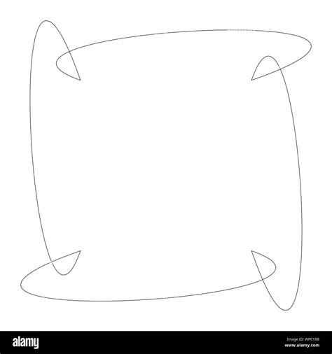 Circular Geometric Design Element S With Editable Lines Outline Is