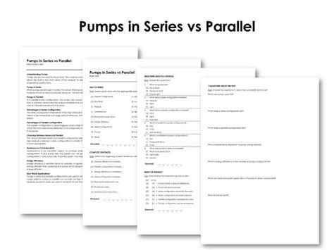 Water Pumps In Series Vs Parallel At Kara Torres Blog