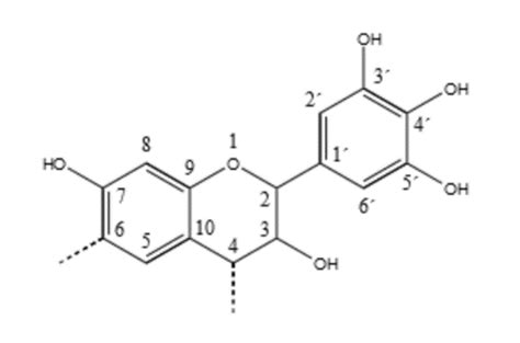 Prorobinetinidin Structure Resorcinolic A Ring And Pyrogallic B Ring[9