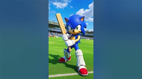 Sonic Team Playing Cricket ⚾🏏 Sonic Hedgehog Sonic Shorts Sonic