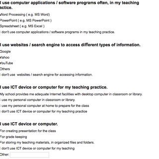 Part3 ICT Attitude Questionnaire ICTAQ Download Scientific Diagram