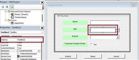 How To Create An Input Box With Multiple Inputs In Excel Using VBA GeeksforGeeks