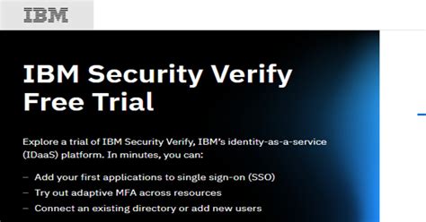 Brian P Padden Mba On Linkedin Sign Up For The Ibm Security Verify Trial