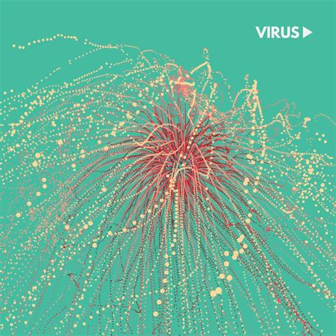 Abstract Science Or Technology Background Array With Dynamic Particles Stock Vector