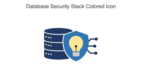Database Security Stack Colored Icon In Powerpoint Pptx Png And Editable Eps Format Ppt Template