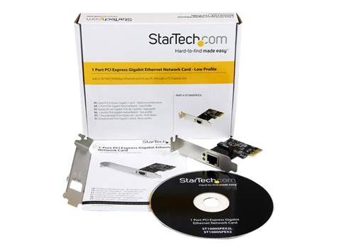 StarTech Com 1 Port PCIe Network Card Overview Specs Details SHI