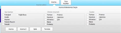 birden fazla checkbox ile filtreleme nasıl yaparım