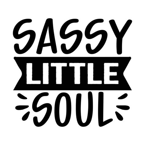Premium Vector Sassy Svg Design