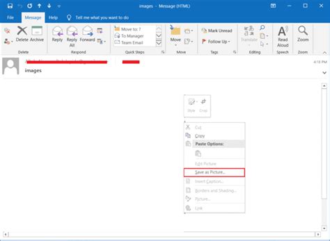 How To Extract Embedded Images From Outlook Email