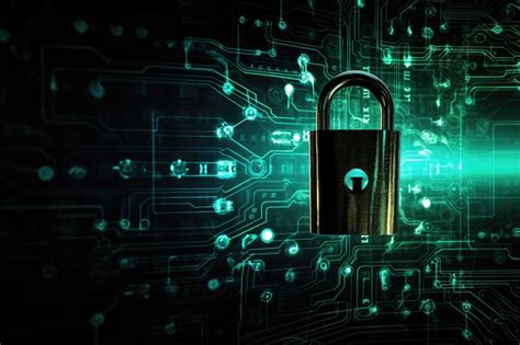 Premium Ai Image Circuit Board Security Protecting Data Privacy And