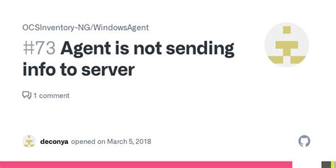 Agent Is Not Sending Info To Server · Issue 73 · Ocsinventory Ng