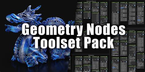 Blender Geometry Nodes Groups Toolset Asset Pack 3d Model Cgtrader