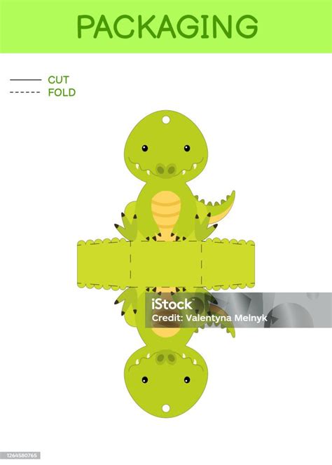 Diy 파티 호의 상자 다이 컷 템플릿 디자인 생일 과자 사탕 작은 선물에 대한 귀여운 악어와 아기 샤워 인쇄 가능한 색상