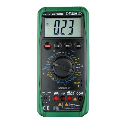 Automotive Multi Function Multimeter Transistor Tester Speed Conversion Sensor Digital