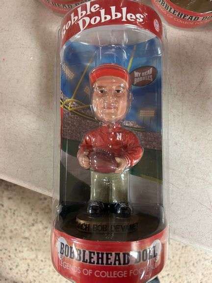 Bobble Dobbles Coach Bob Devaney Bobblehead Doll Auction Solutions Inc Celebrating 25 Years