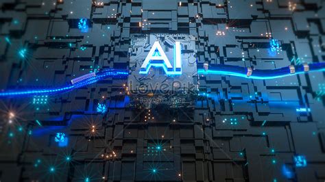 공상 과학 소설 Ai 인공 지능 배경 사진 및 창의적인 일러스트 무료 다운로드 Lovepik