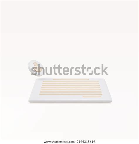 Realistic Render Documents Personal Data Vector Stock Vector Royalty