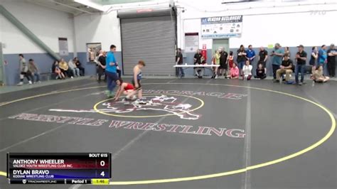 93 Lbs Cons Round 2 Dylan Bravo Kodiak Wrestling Club Vs Anthony Wheeler Valdez Youth