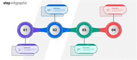 Premium Vector Vector Infographics Timeline Design Template With Line Boxes Label With