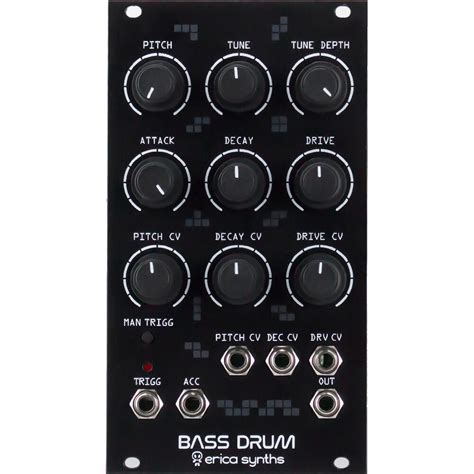 Erica Synths Bass Drum Eurorack Module 14 Hp 4751030821634 Bandh