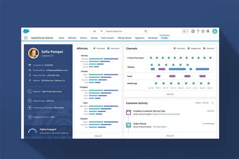 Unified Customer Profile Redesign Evergage To Salesforce Genie