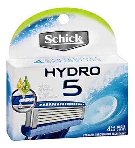 Schick Hydro 5 Razor Refi Tamaño 4ct Envío Gratis