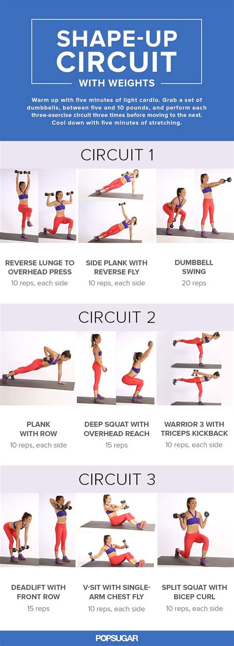 This Printable Circuit Workout Will Tone Every Inch Of You Circuit
