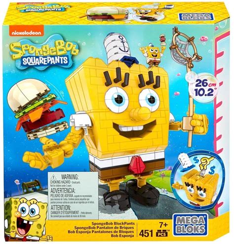 Mega Bloks Spongebob Squarepants Block Construction Set New Sealed