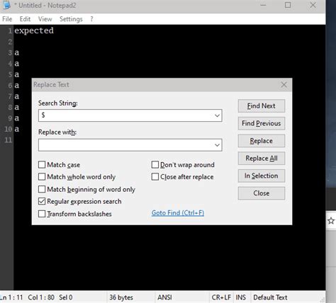 Regex Replace Pattern Not Searching Around · Issue 680 · 0x7c13notepads · Github