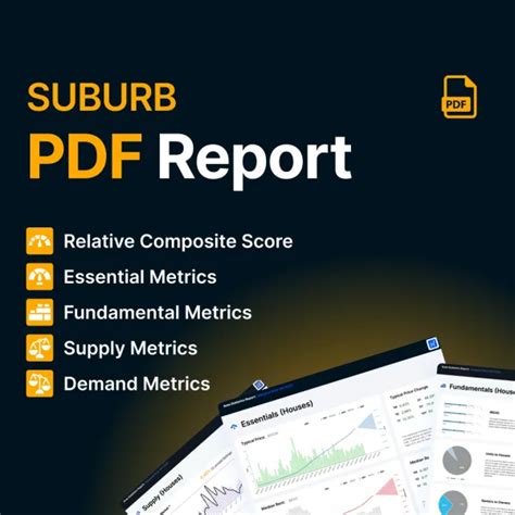 unlock suburb investment insights comprehensive pdf report