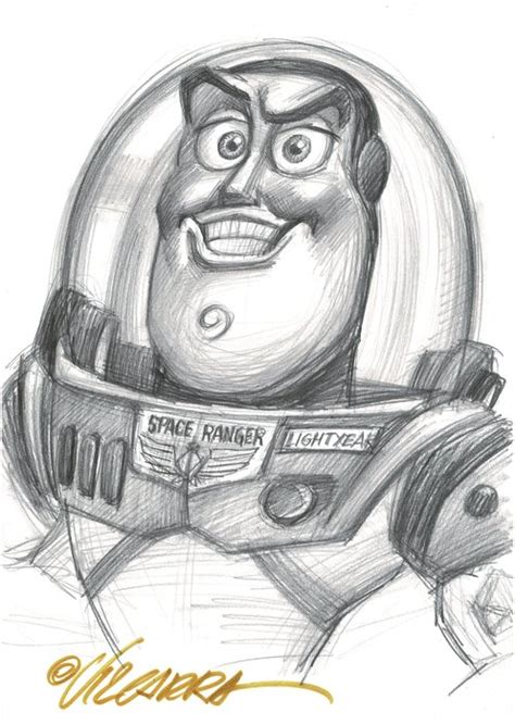 Buzz Lightyear Sketch Buzz Lightyear To Infinity And Beyond In Brett