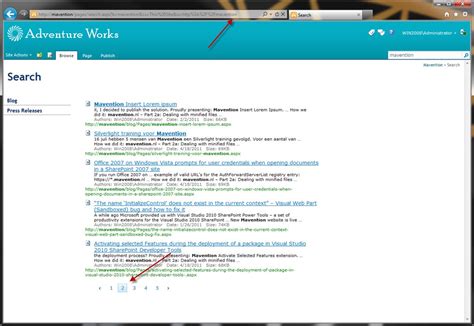 No Code Adding Ajax To Search Results Paging In Sharepoint 2010