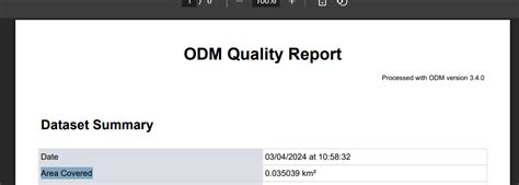 Area Coverage Calculation Webodm Opendronemap Community